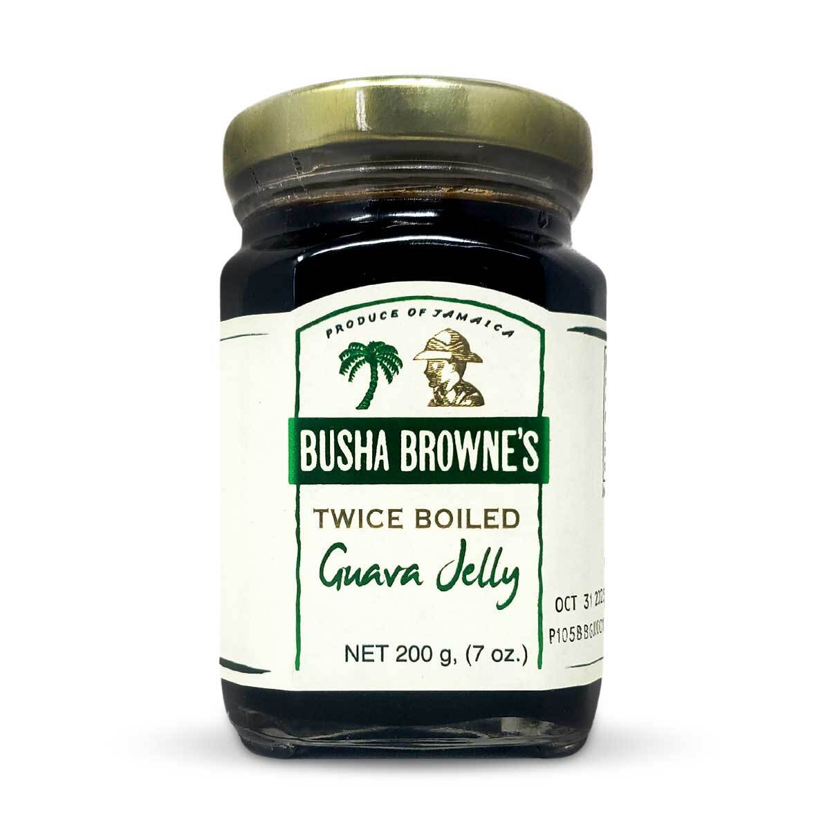 Busha Browne's Twice Boiled Guava Jelly, 7oz - Rich & Fruity Caribbean ...