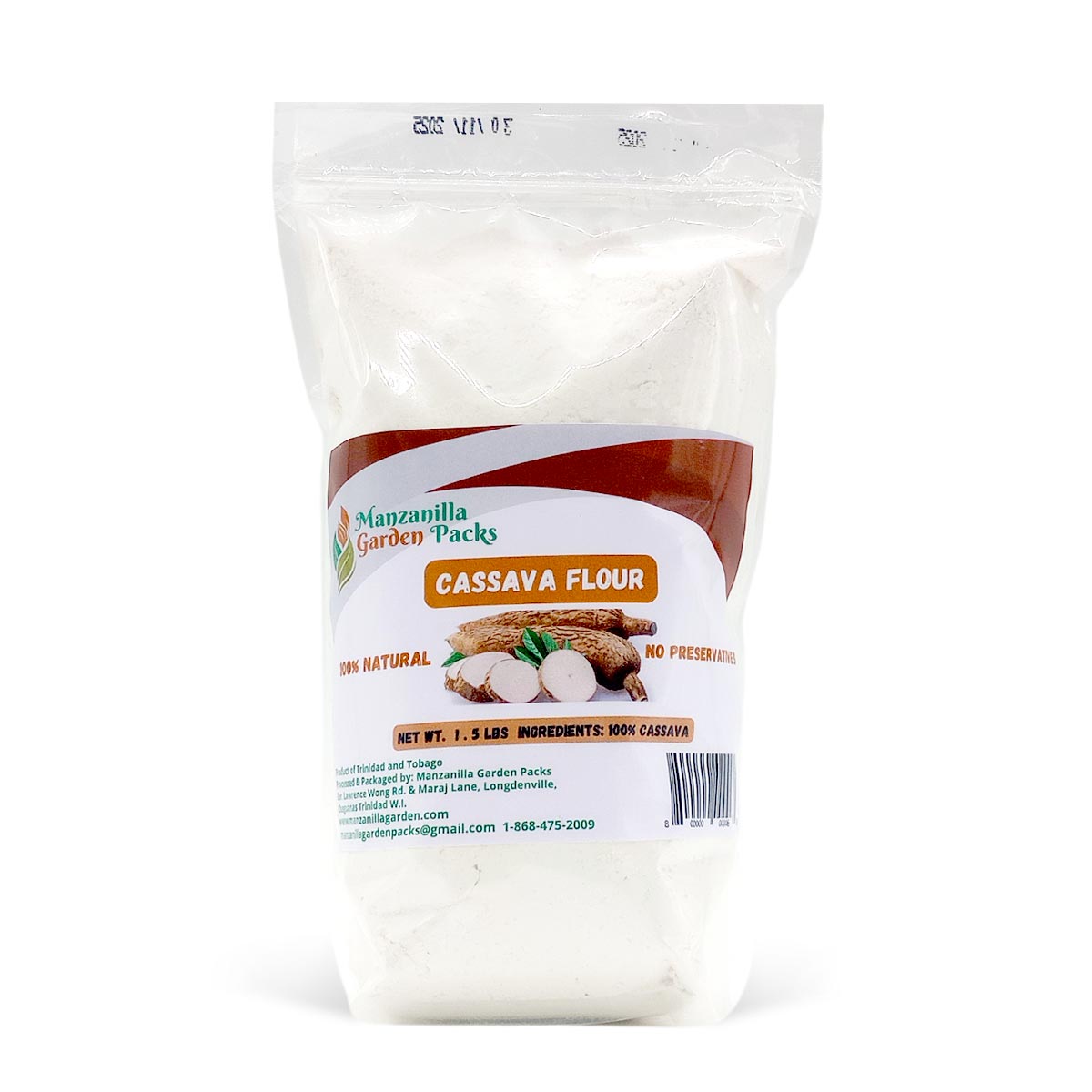 Manzanilla Garden Packs Cassava Flour – 1.5lbs Gluten-Free | Caribshopper