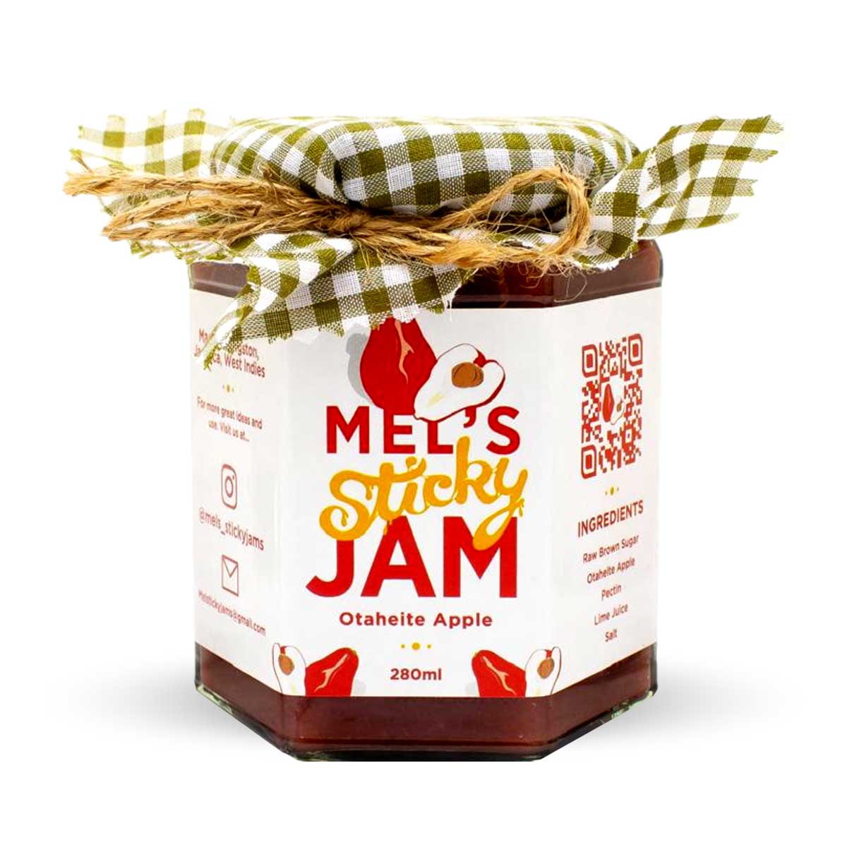 Mel's Sticky Jam Otahiete Apple: Orchard-Fresh Delight, 9.3oz ...
