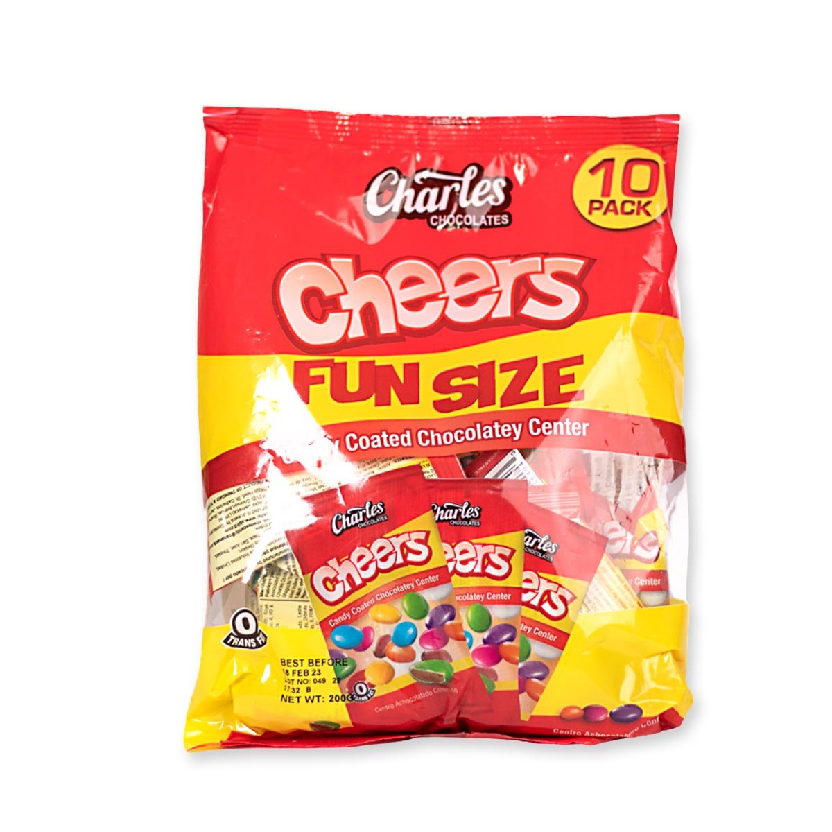 Charles Cheers Candy Fun Size, 200g | Caribshopper