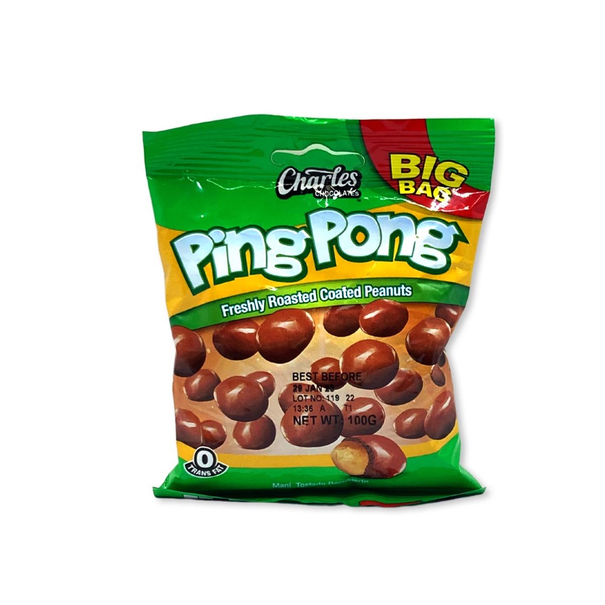 Shop Charles Ping Pong Peanuts, 100g (3 or 6 Pack) – Caribshopper
