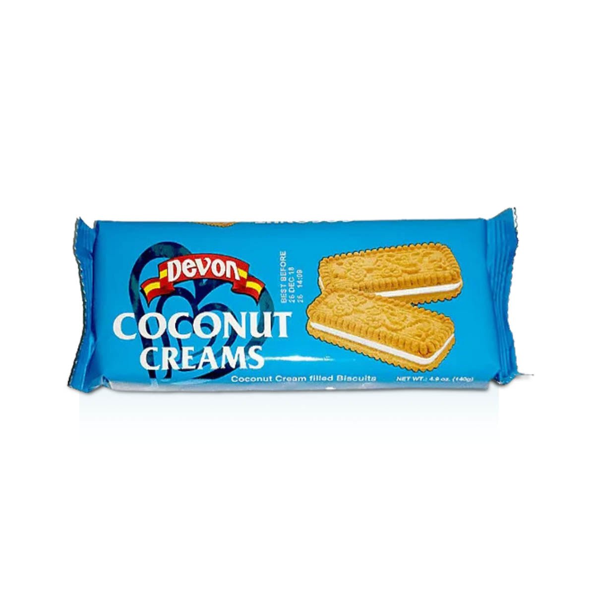 Devon Coconut Cream Biscuits, 140g (3 Pack) | Caribshopper