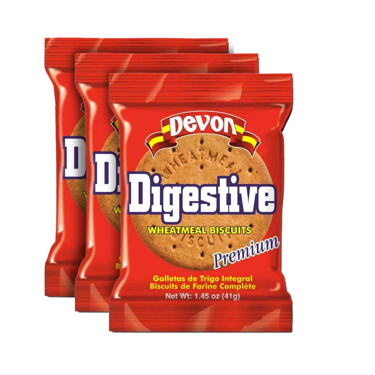 Devon Digestive Biscuits, 22g (3 Pack) | Caribshopper