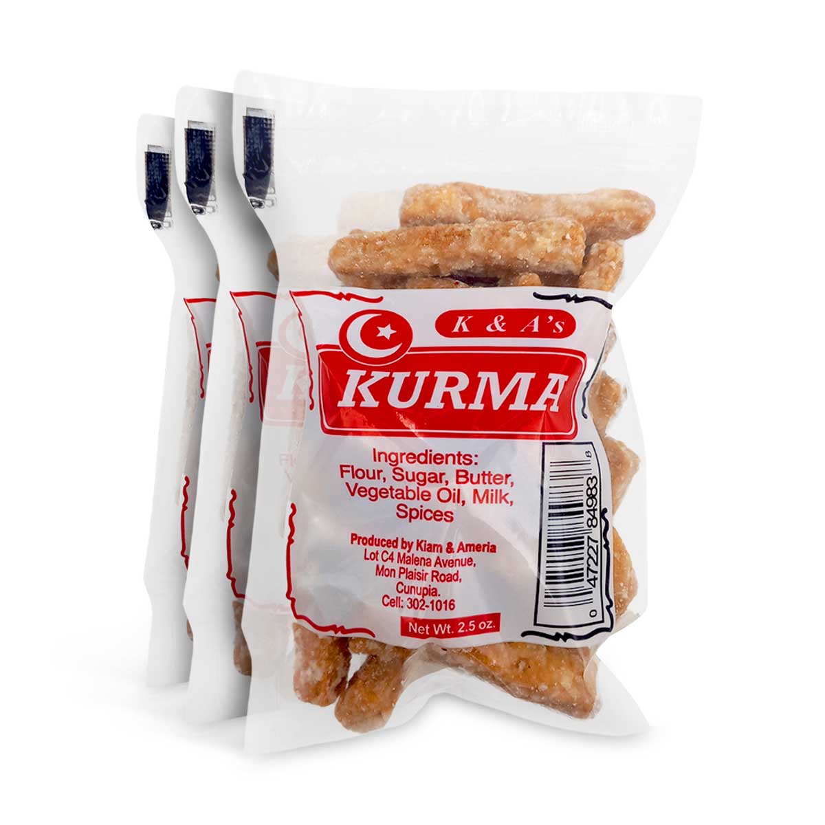 K & A's Local Sweets Kurma (3 Pack) – Caribshopper