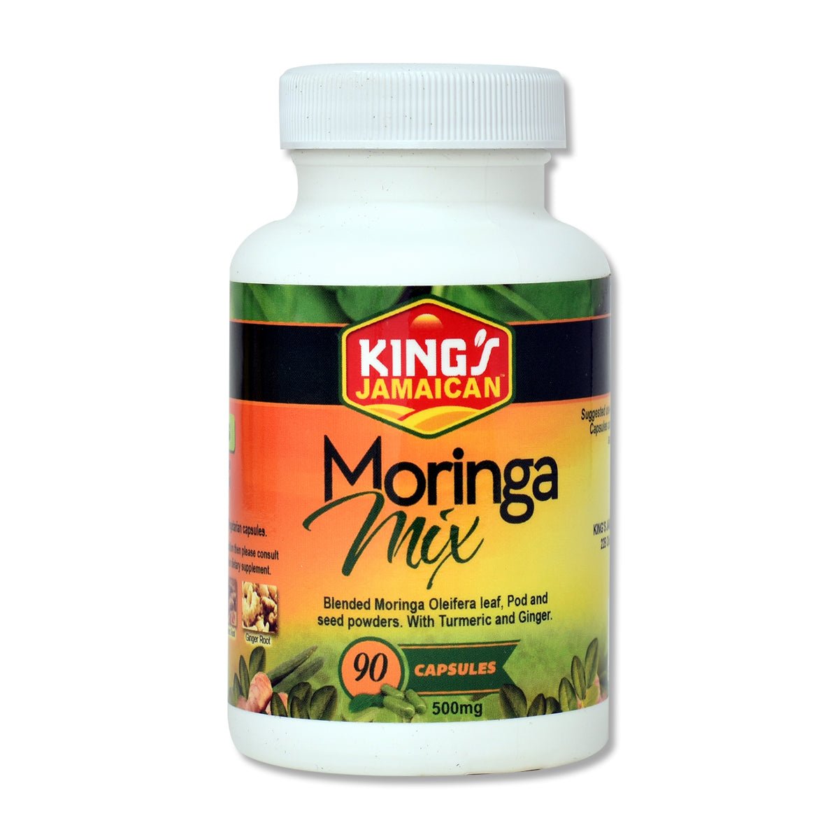 King's Jamaican Moringa Mix Capsules, 90 Count | Caribshopper