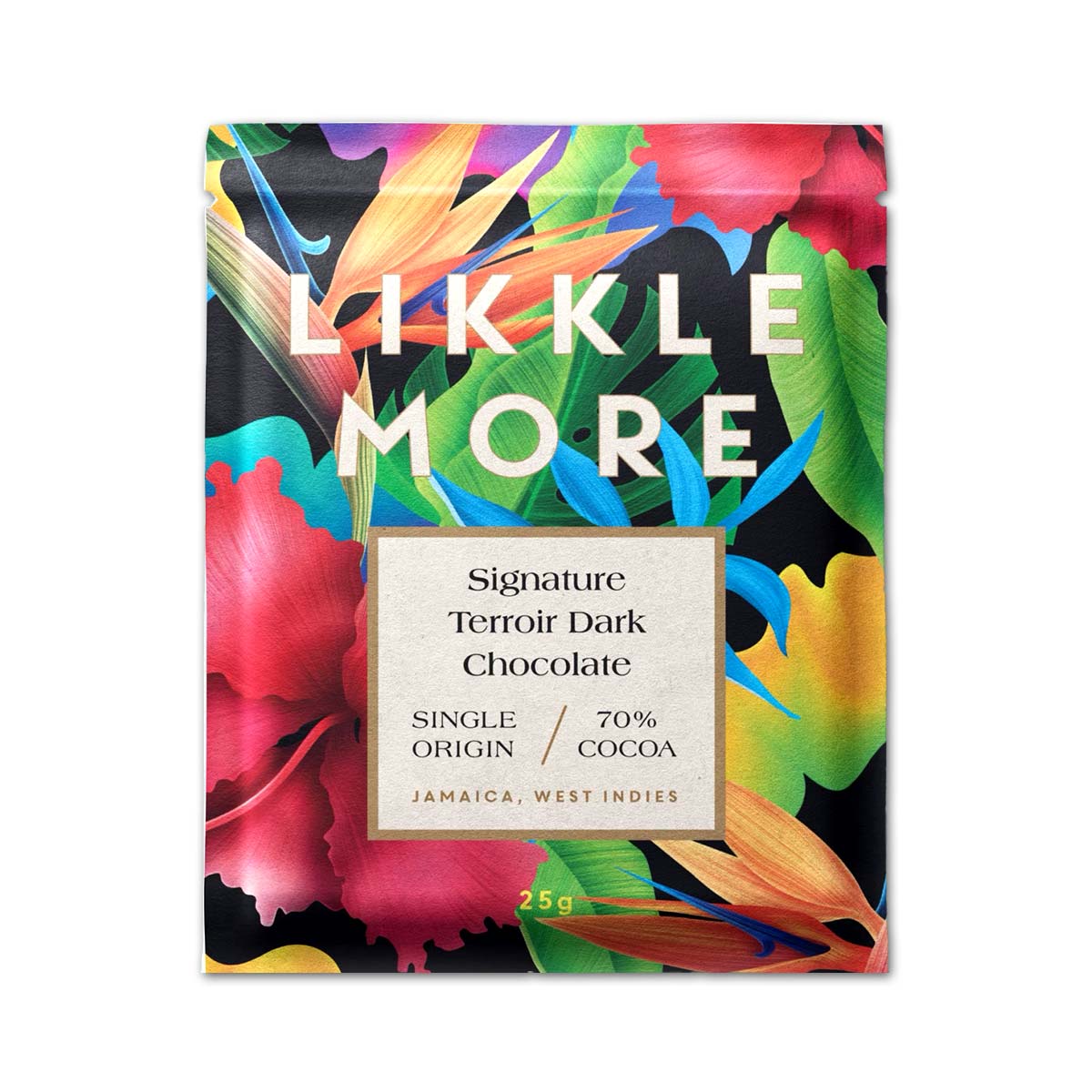 Likkle More Chocolate 72% Single Estate Chocolate Bar, 2.5oz | Caribshopper