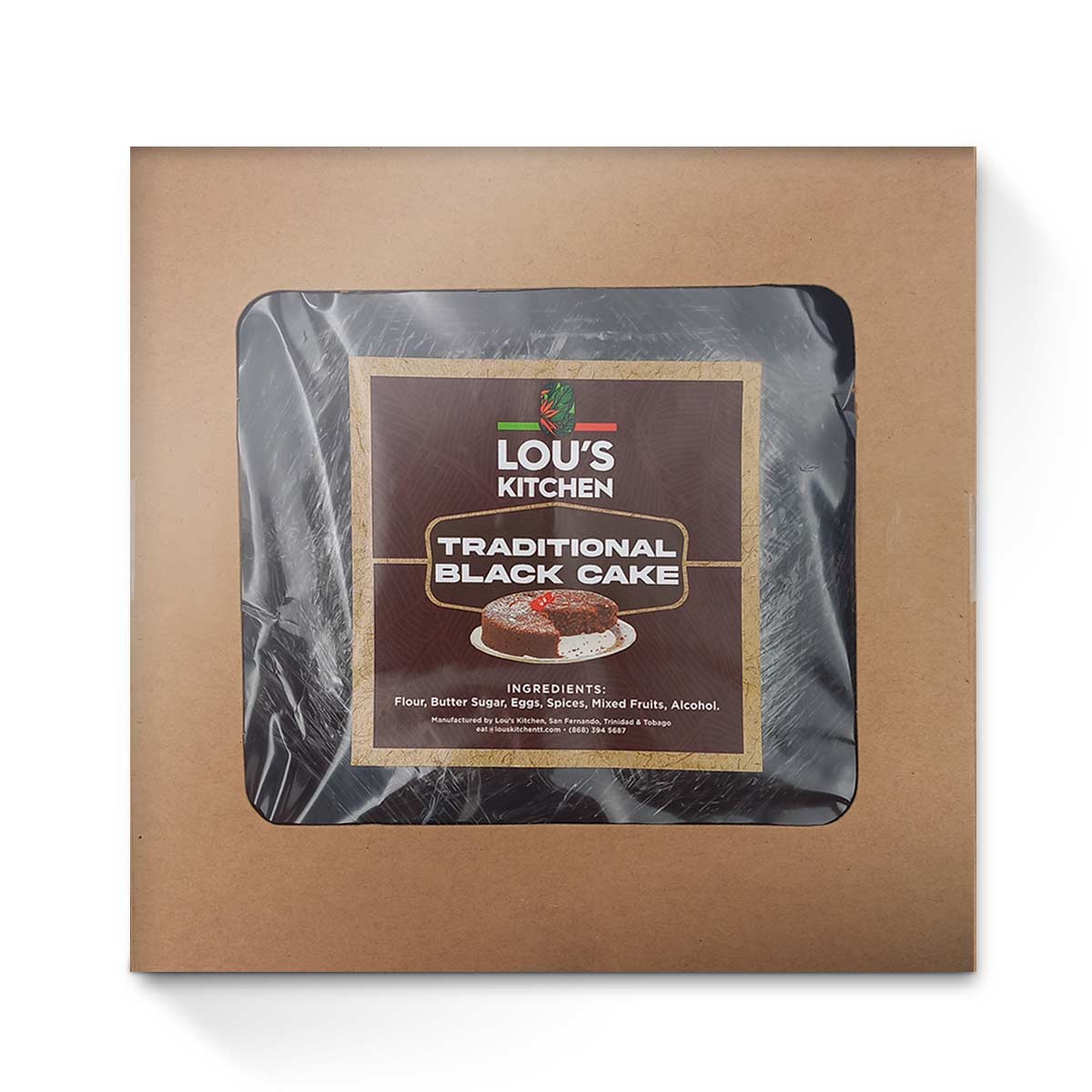 Lou's Kitchen Black Cake, 4.5lb – Caribshopper