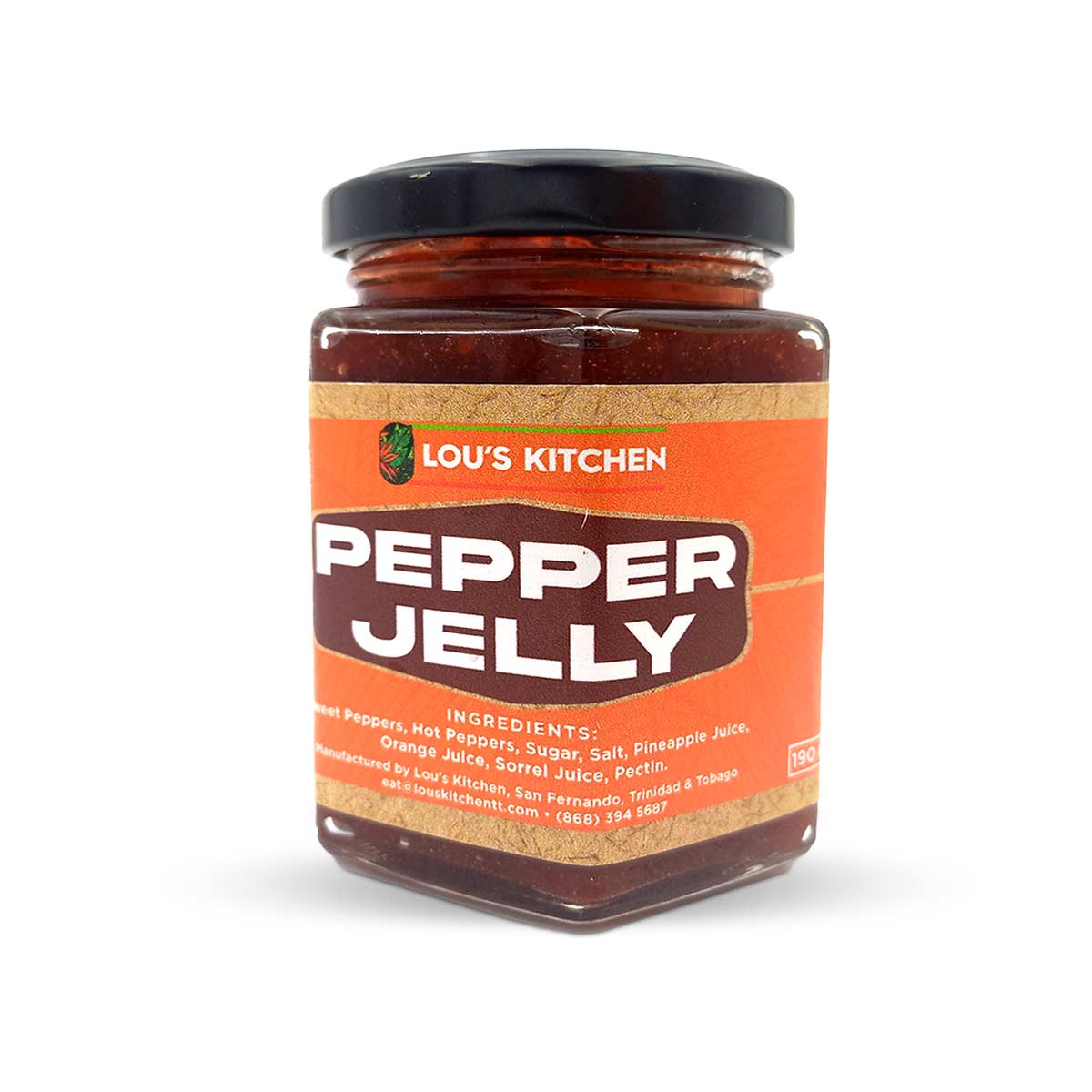 Lou's Kitchen Pepper Jelly, 190ml – Caribshopper