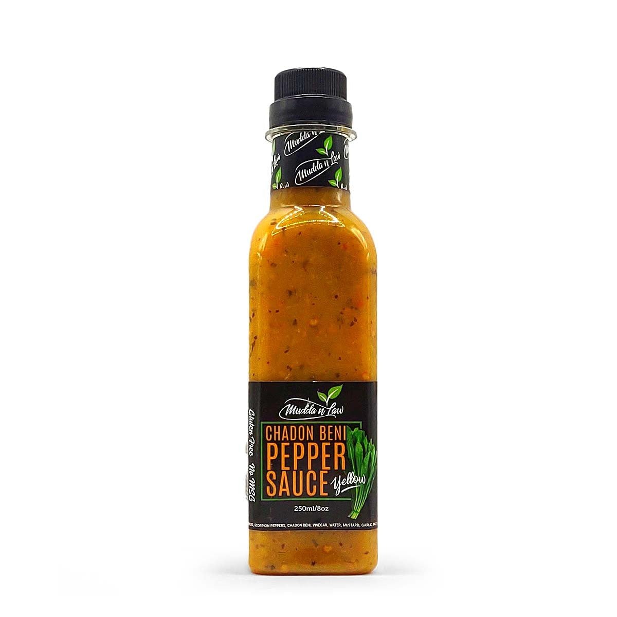 Mudda N Law Chadon Beni Pepper Sauce Yellow, 8oz – Caribshopper