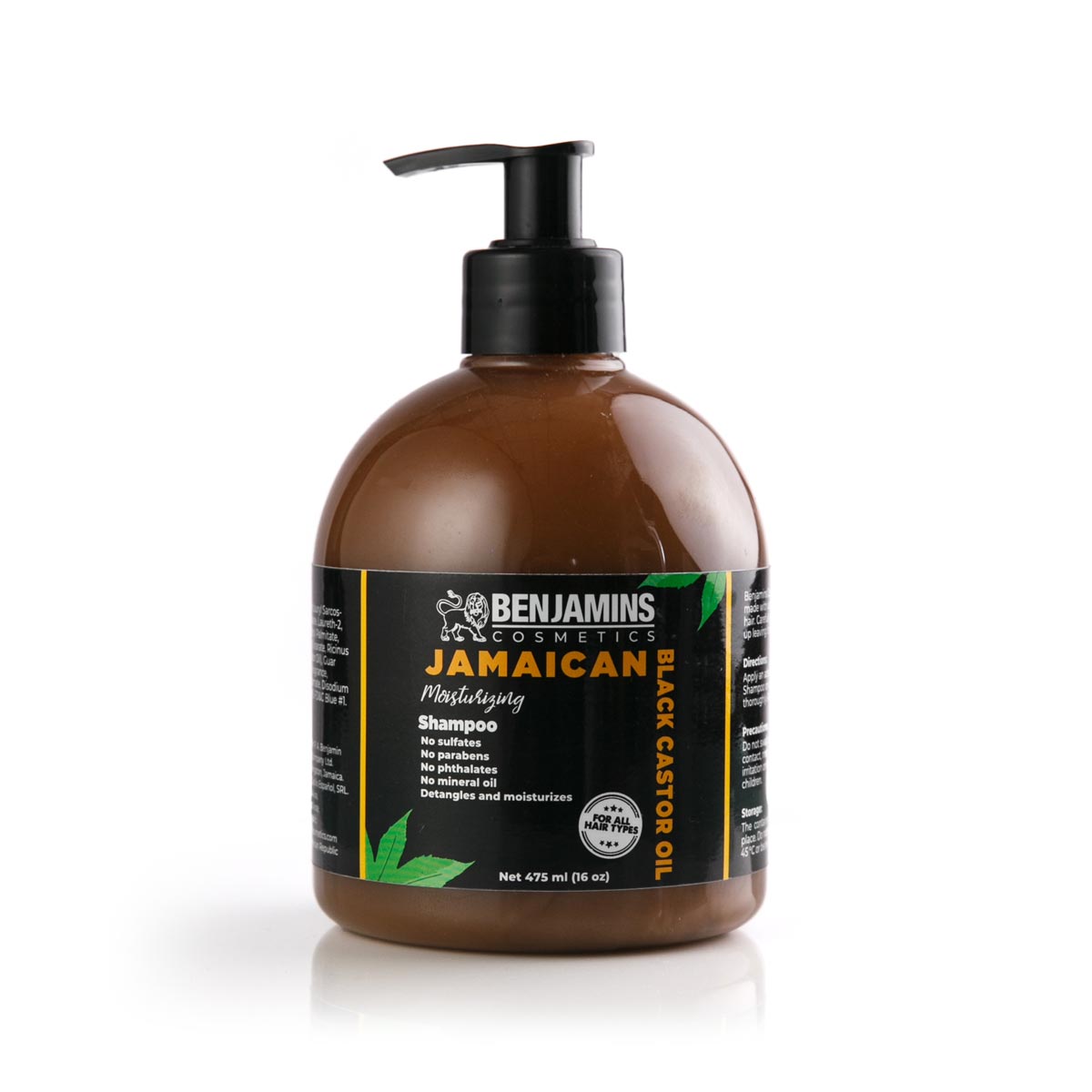 Black castor oil shampoo - PA Benjamins Jamaican Black, 16oz – Caribshopper