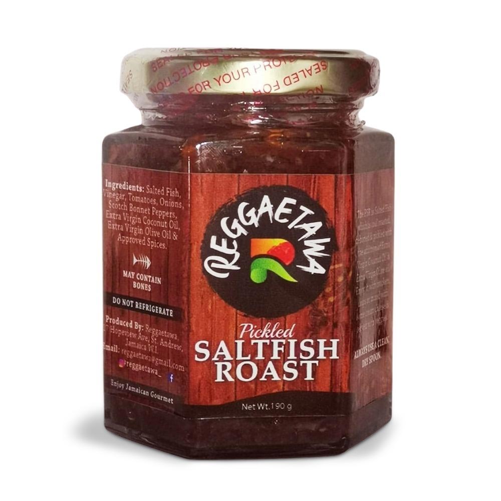 Reggaetawa Pickled Saltfish Roast, 6.7oz | Caribshopper