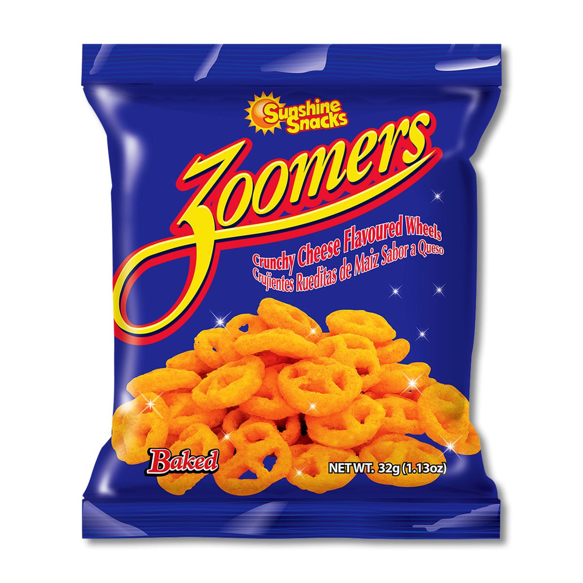 Best Quality Sunshine Snacks Zoomers, 32g (3 Pack) | Caribshopper